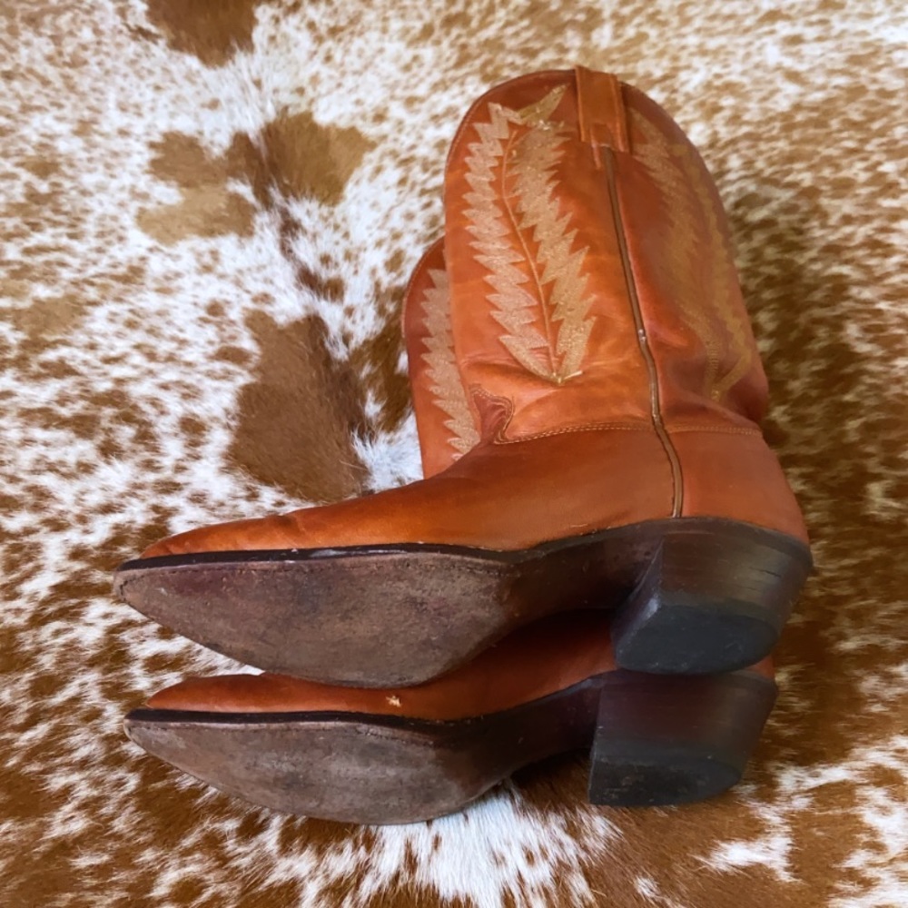J. Chisholm Tan Cowgirl Boots - Gem